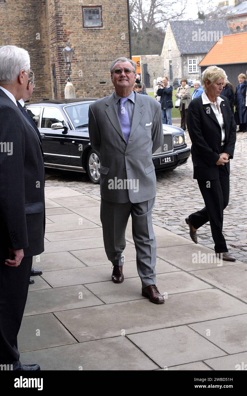HM the Queen Margrethe II and prince Henrik arrive at Special exhibtion ...