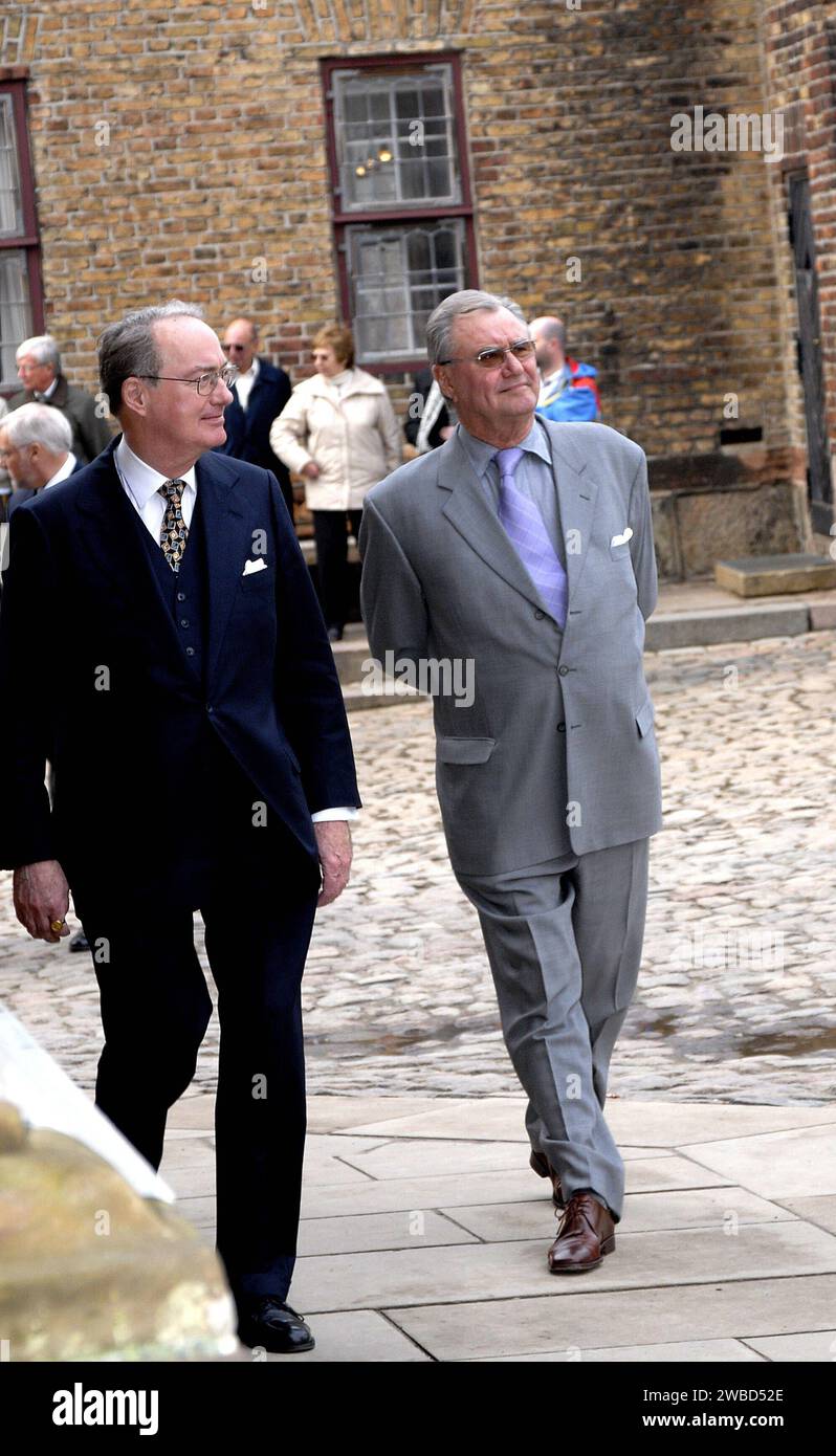 HM the Queen Margrethe II and prince Henrik arrive at Special exhibtion ...
