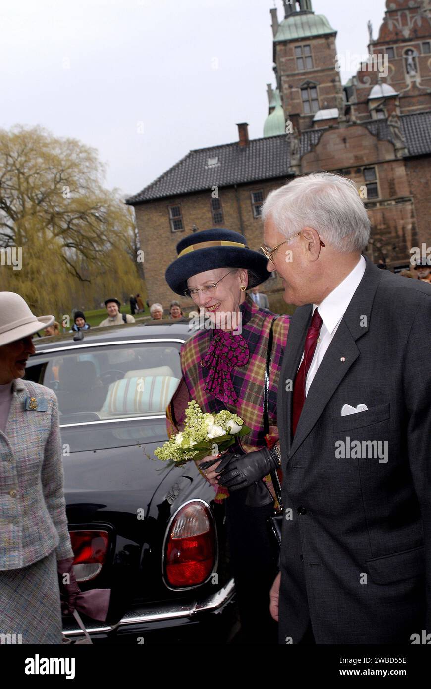 HM the Queen Margrethe II and prince Henrik arrive at Special exhibtion ...