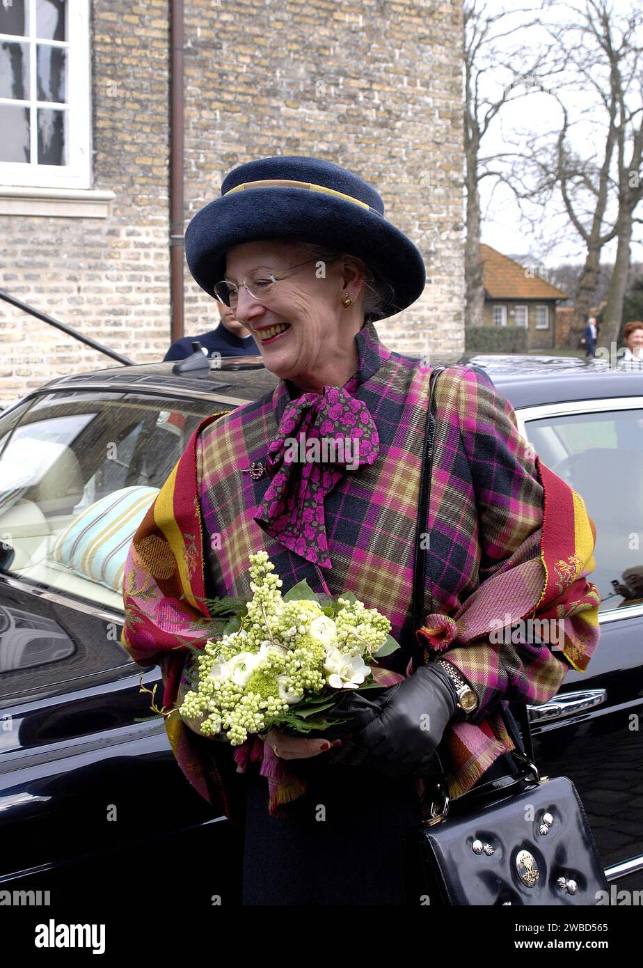 HM the Queen Margrethe II and prince Henrik arrive at Special exhibtion ...