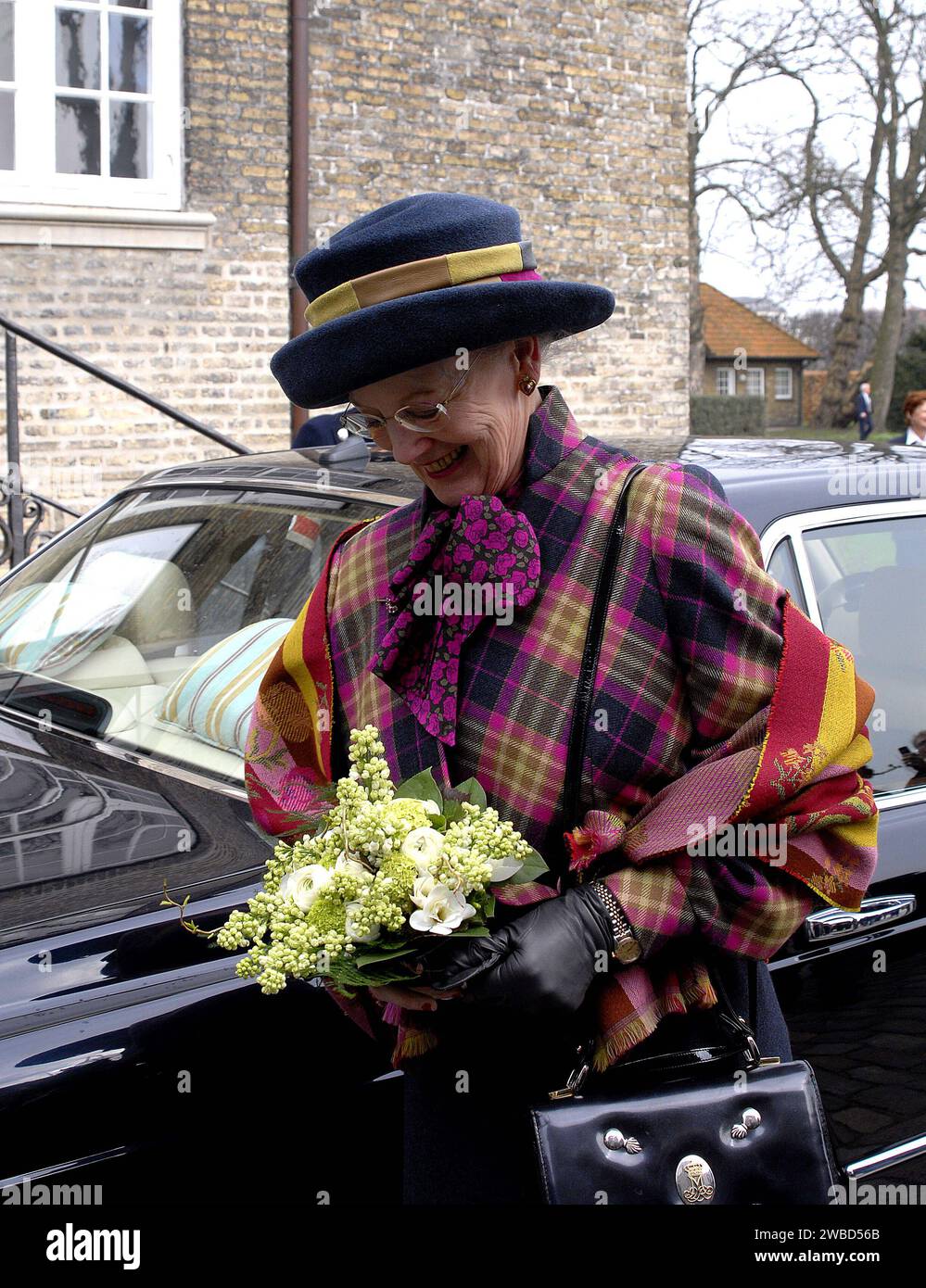 HM the Queen Margrethe II and prince Henrik arrive at Special exhibtion ...