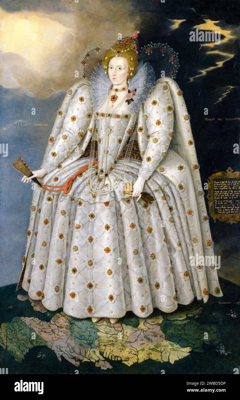 Queen Elizabeth I of England (1533-1603), The Ditchley Portrait ...
