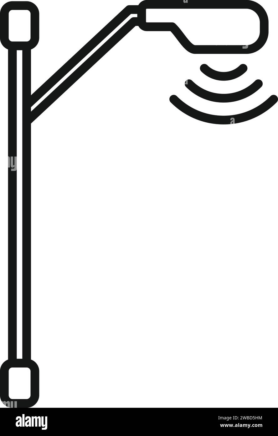 Sensor road control icon outline vector. Safety system. Drive safe ...