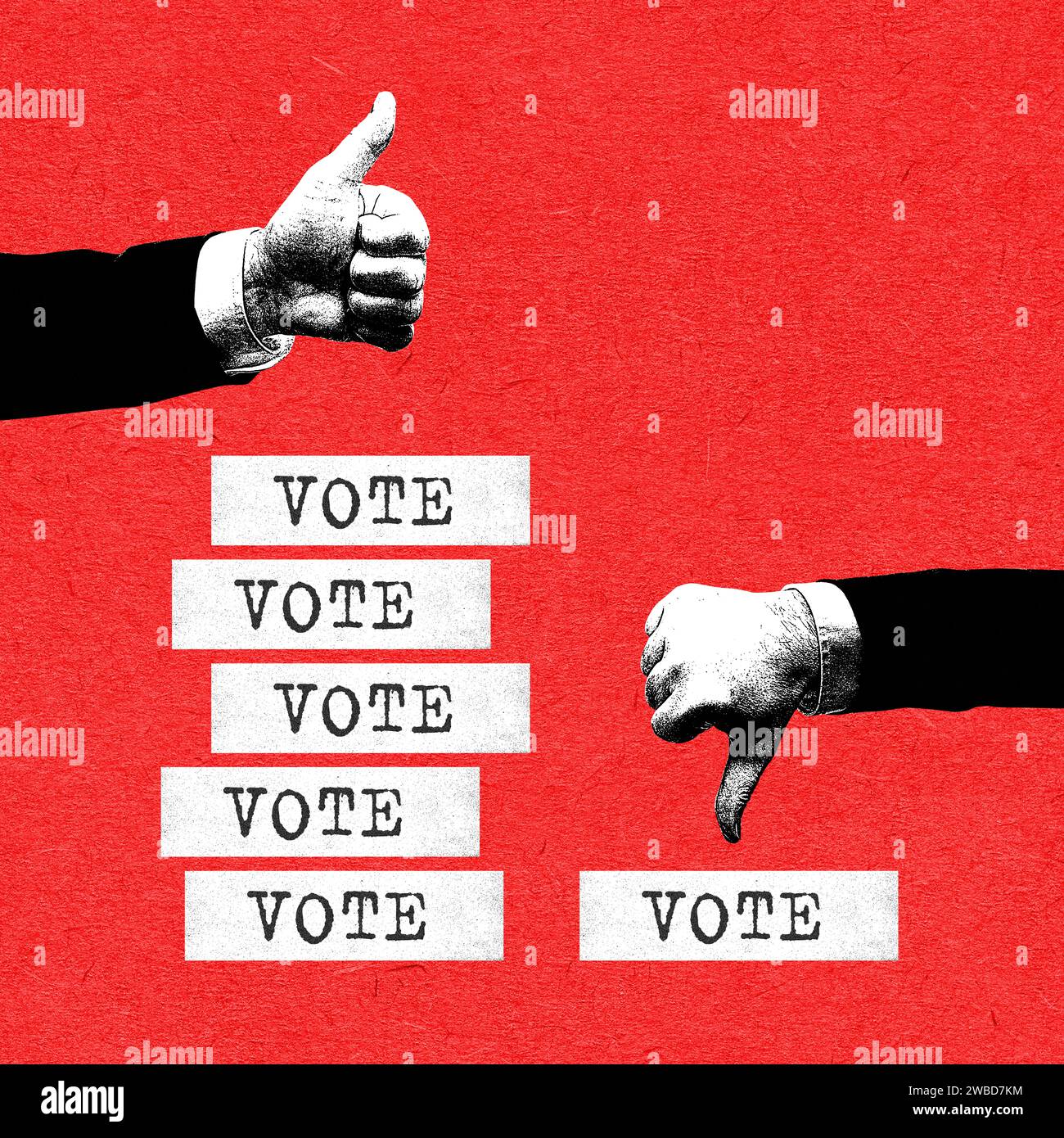 Rating. Human hands with positive and negative signs. Wining and ...