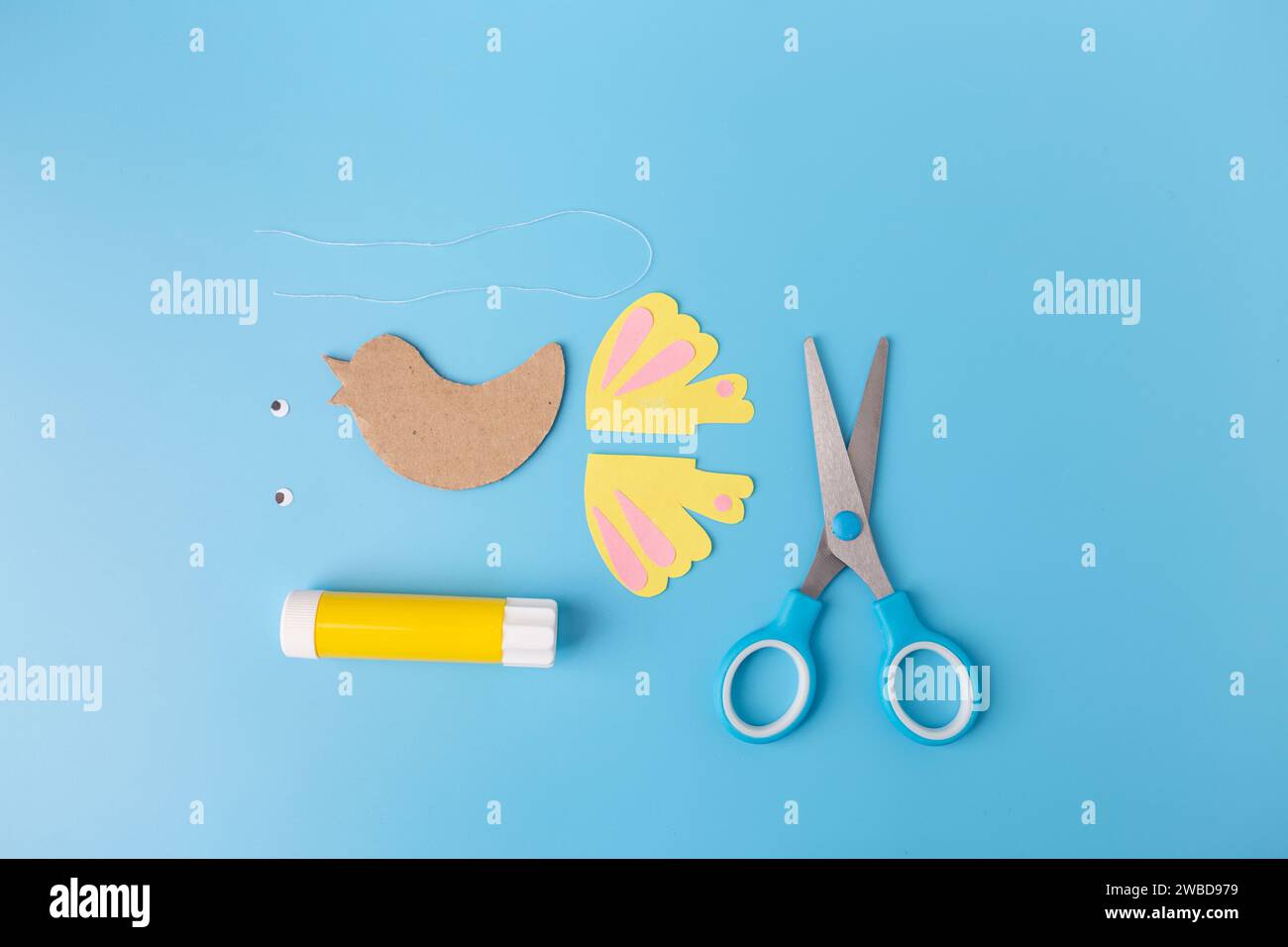 step by step instruction, DIY, spring or easter craft activity for kids ...