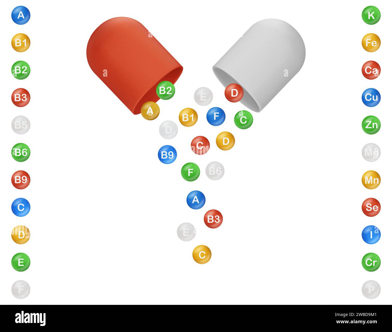 Pill capsule spilling Stock Vector Images - Alamy