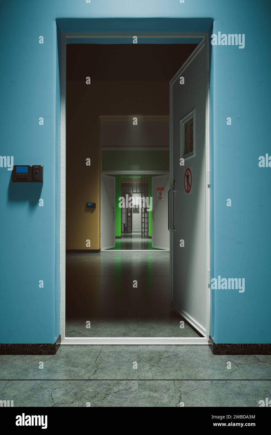 Slightly reflective barrier hi-res stock photography and images - Alamy