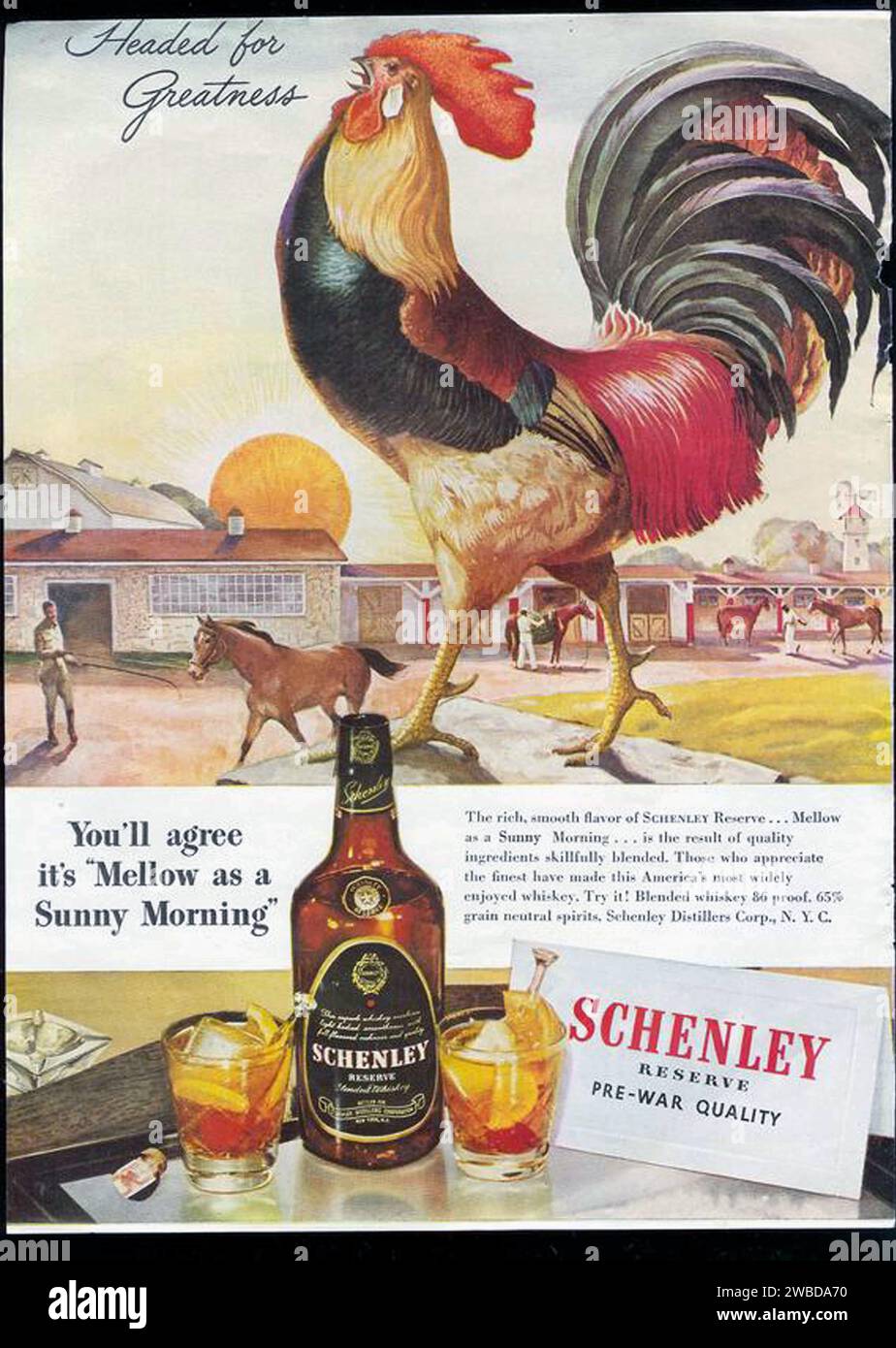 Old fashioned drink ads hi-res stock photography and images - Alamy