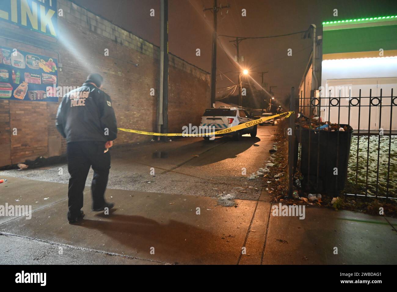 Investigators Converge On The Crime Scene To Process The Evidence