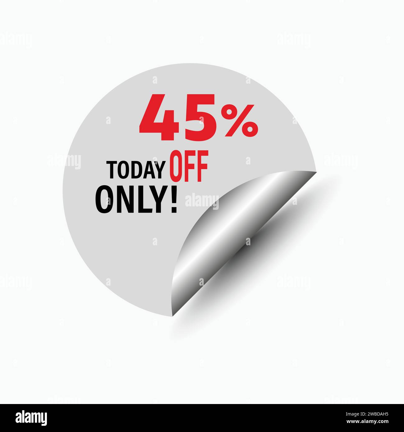 Only today sign paper hi-res stock photography and images - Alamy
