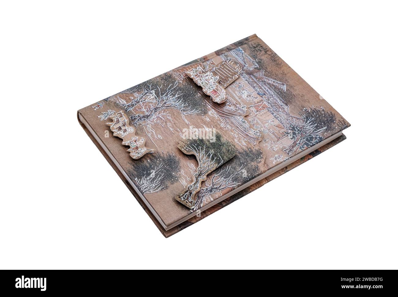 Chinese Embossed Design Style Notebook Stock Photo - Alamy