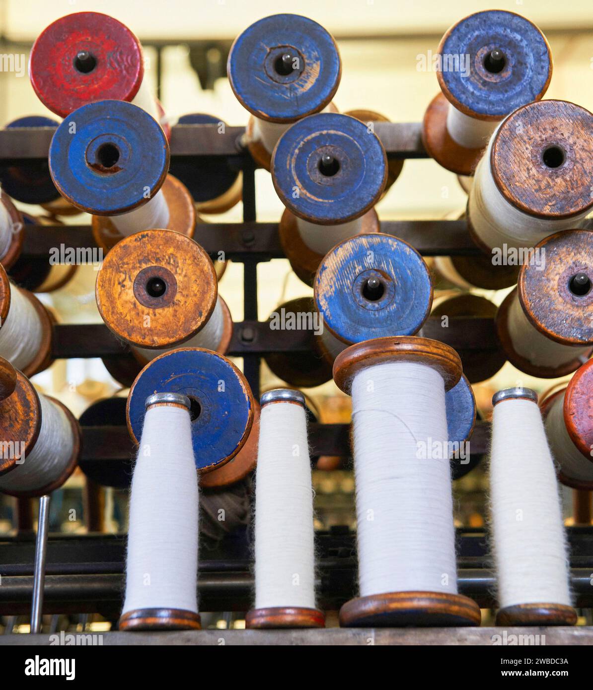 Wool spinning machine hi-res stock photography and images - Alamy