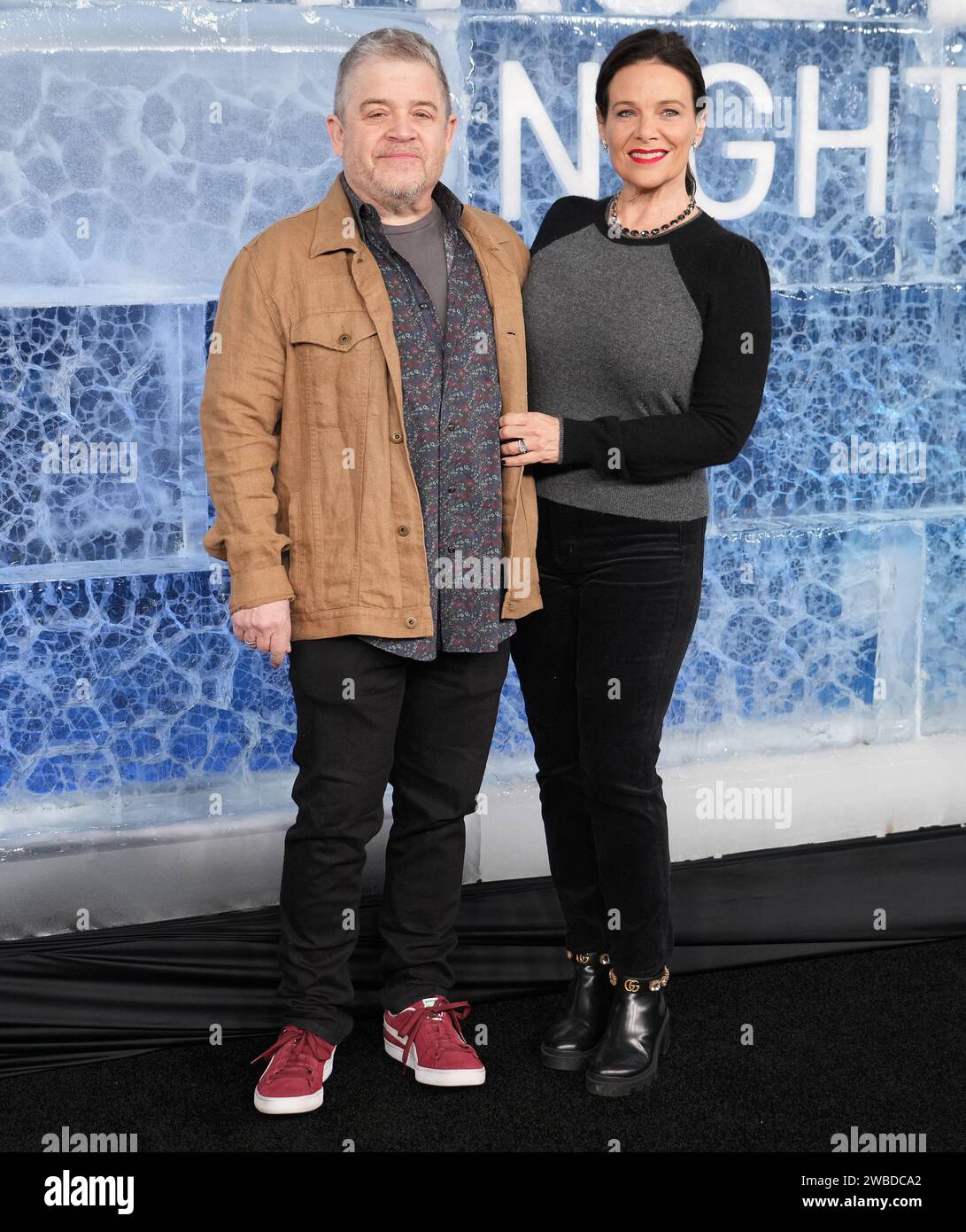 Los Angeles, USA. 09th Nov, 2024. (L-R) Patton Oswalt and Meredith ...