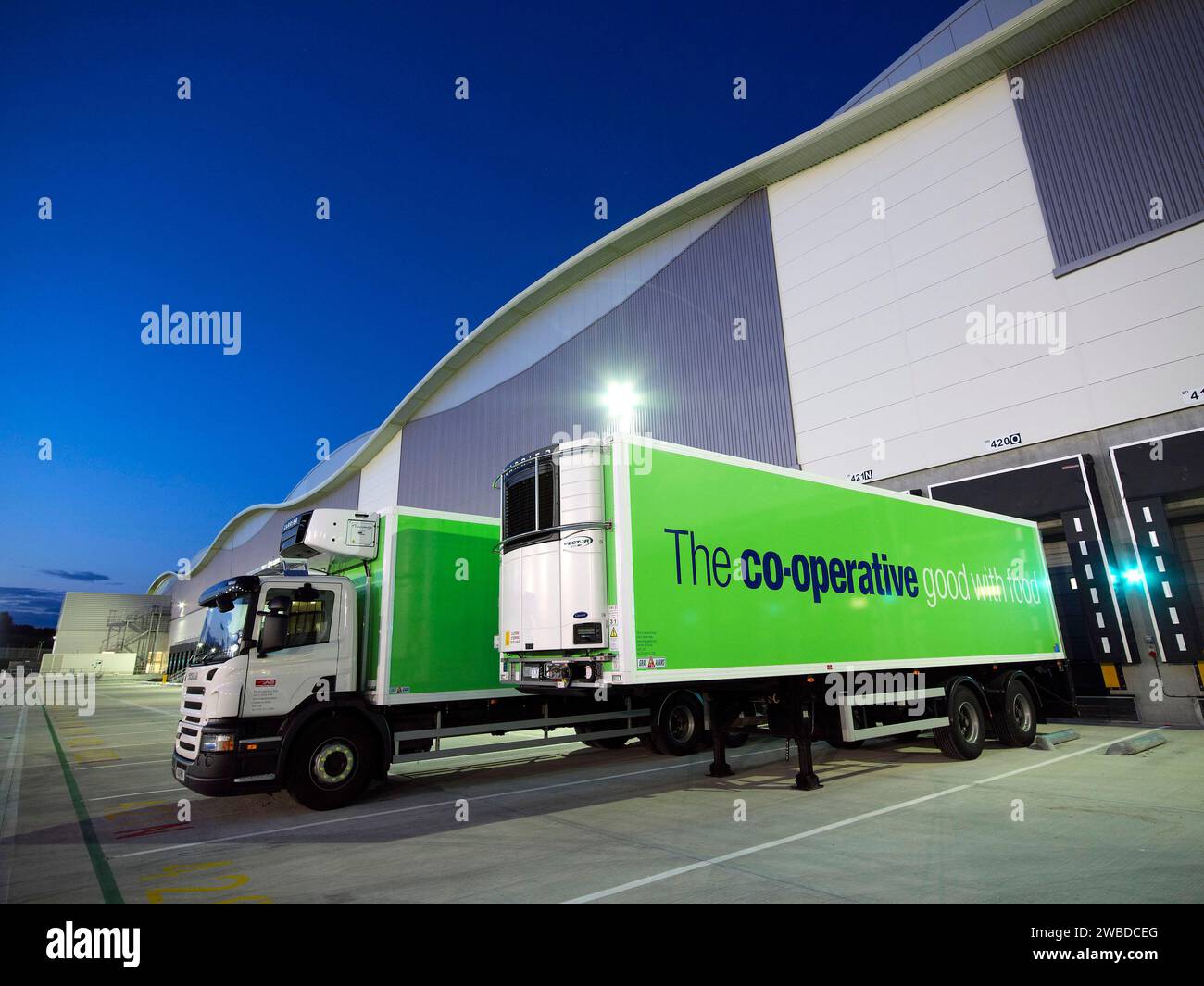 The co-operative Modern distribution warehouse, South East England, UK ...