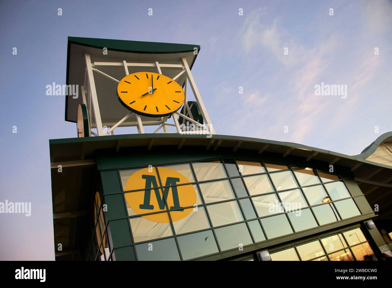 Morrisons supermarket logo hi-res stock photography and images - Alamy