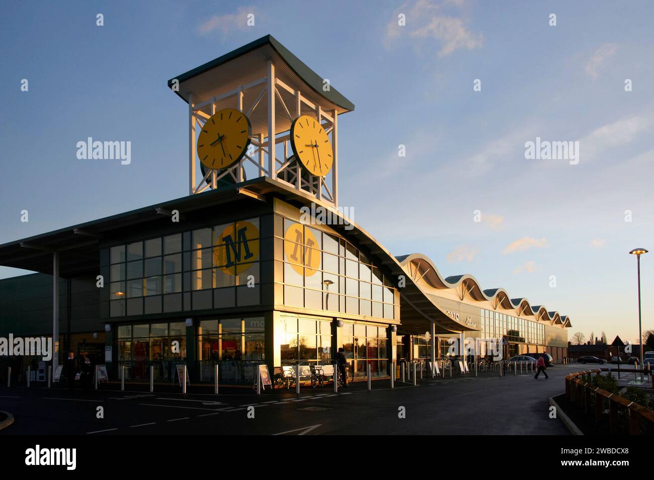 Morrisons Supermarket and M logo, north Wales, UK Stock Photo - Alamy