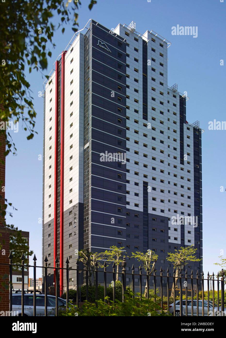 Opal student tower, Leeds, West Yorkshire, northern England UK Stock ...