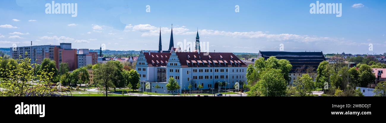 Panorama Skyline from Zwickau, Saxony Germany Stock Photo - Alamy