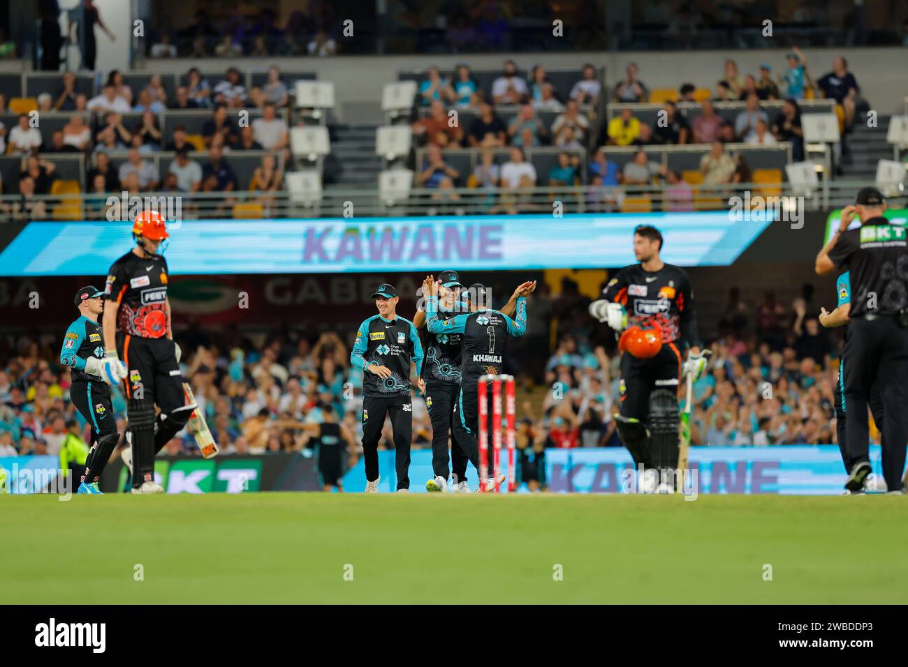 Brisbane, Australia. 10th Jan 2024. Zak Crawley (16 Perth Scorchers ...
