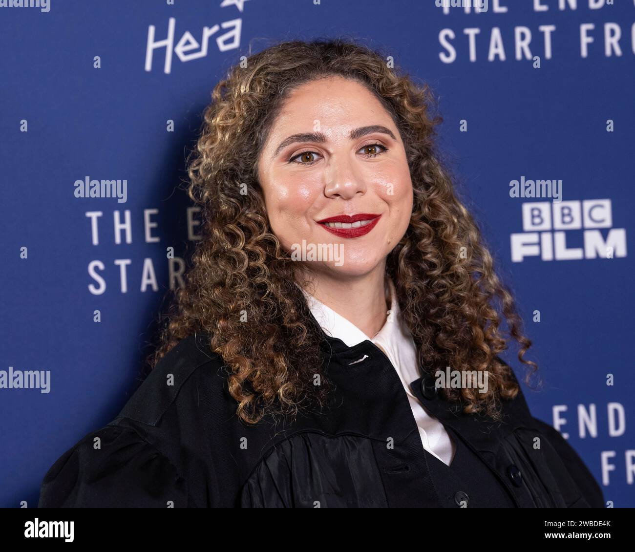 Mahalia Belo poses for photographers upon arrival at the UK Gala ...