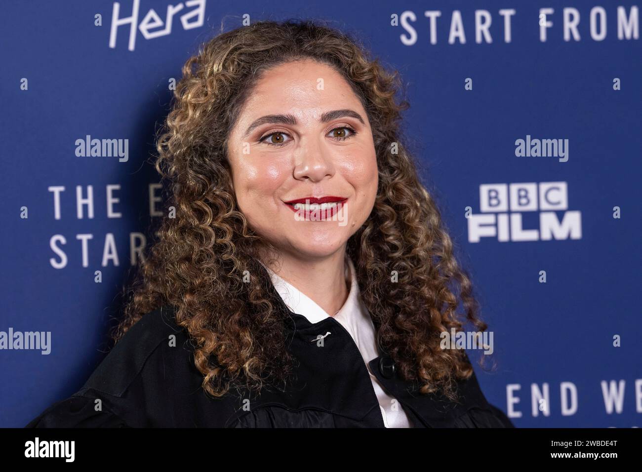 Mahalia Belo poses for photographers upon arrival at the UK Gala ...