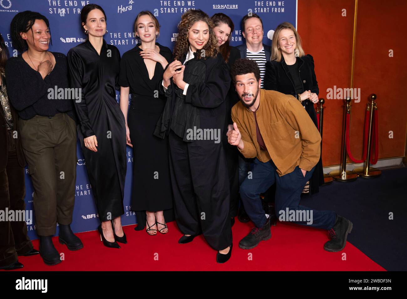 Nina Sosanya From Left Katherine Waterston Jodie Comer Mahalia Belo