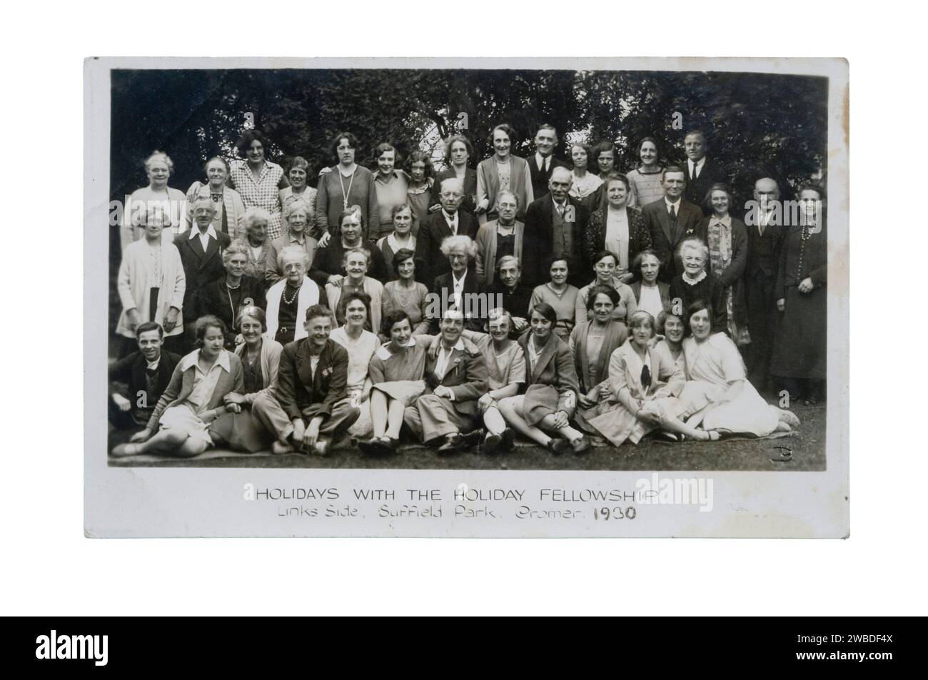 Holiday Fellowship Group Photo Stock Photo - Alamy