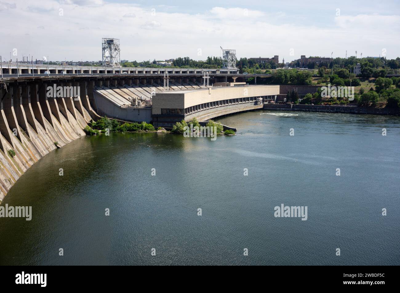 Dnieper hydroelectric dam turbine hi-res stock photography and images ...