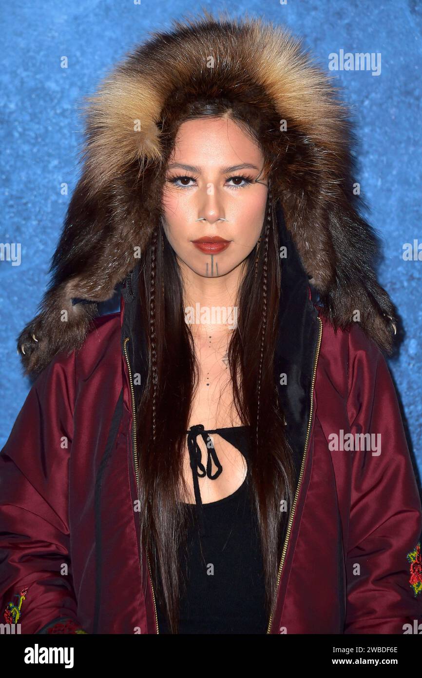 Quannah Rose Chasinghorse bei der Premiere der HBO TV-Serie True ...