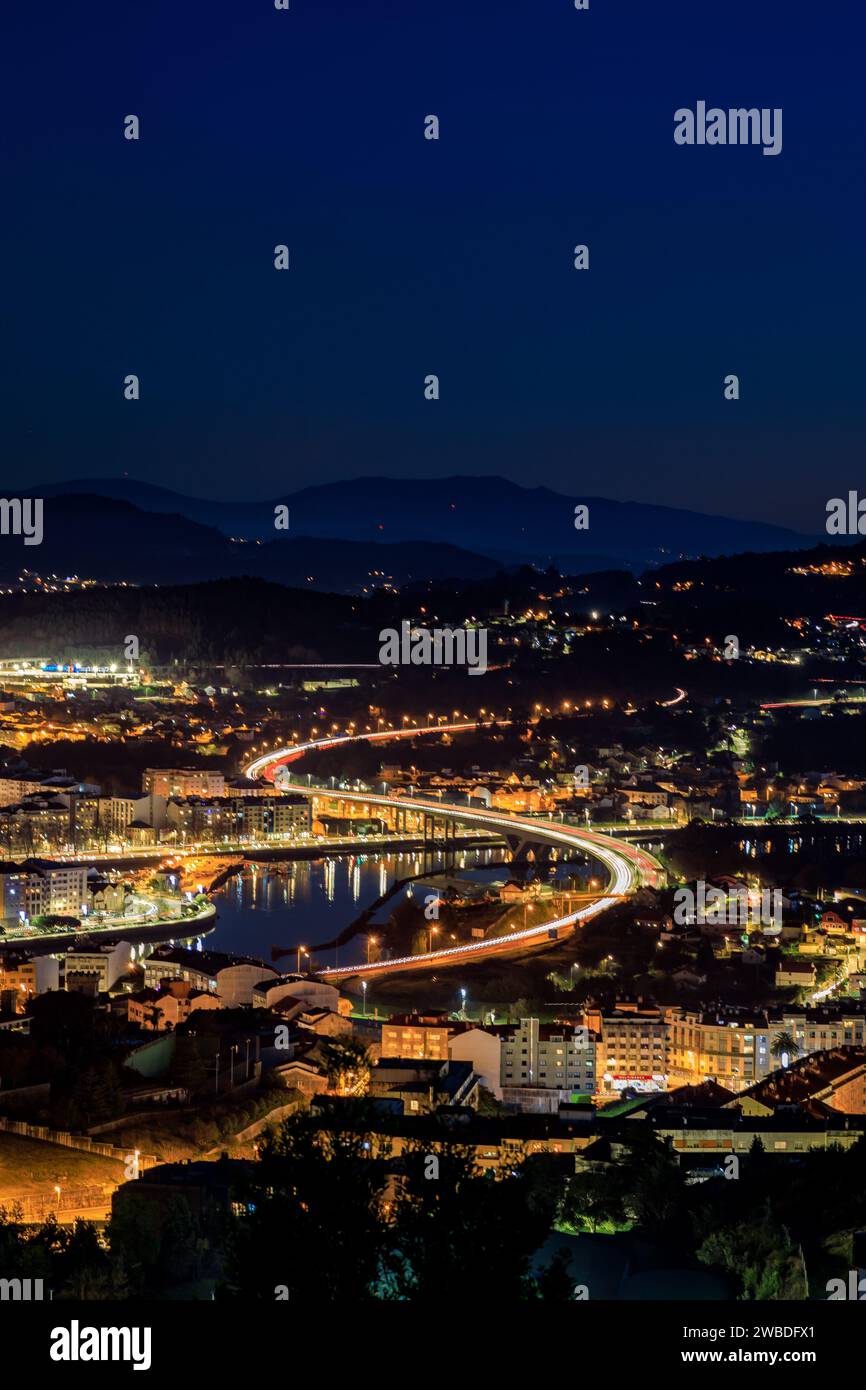 Ap9 Highway bridge crossing over ria de Pontevedra Stock Photo - Alamy
