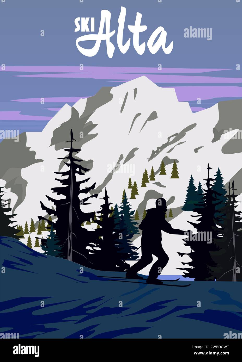 Alta resort Stock Vector Images - Alamy