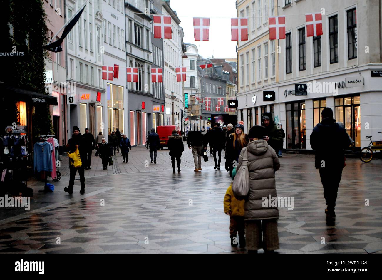 Copenhagen, Denmark /10 January 2024/.Danes start celebrating new ...