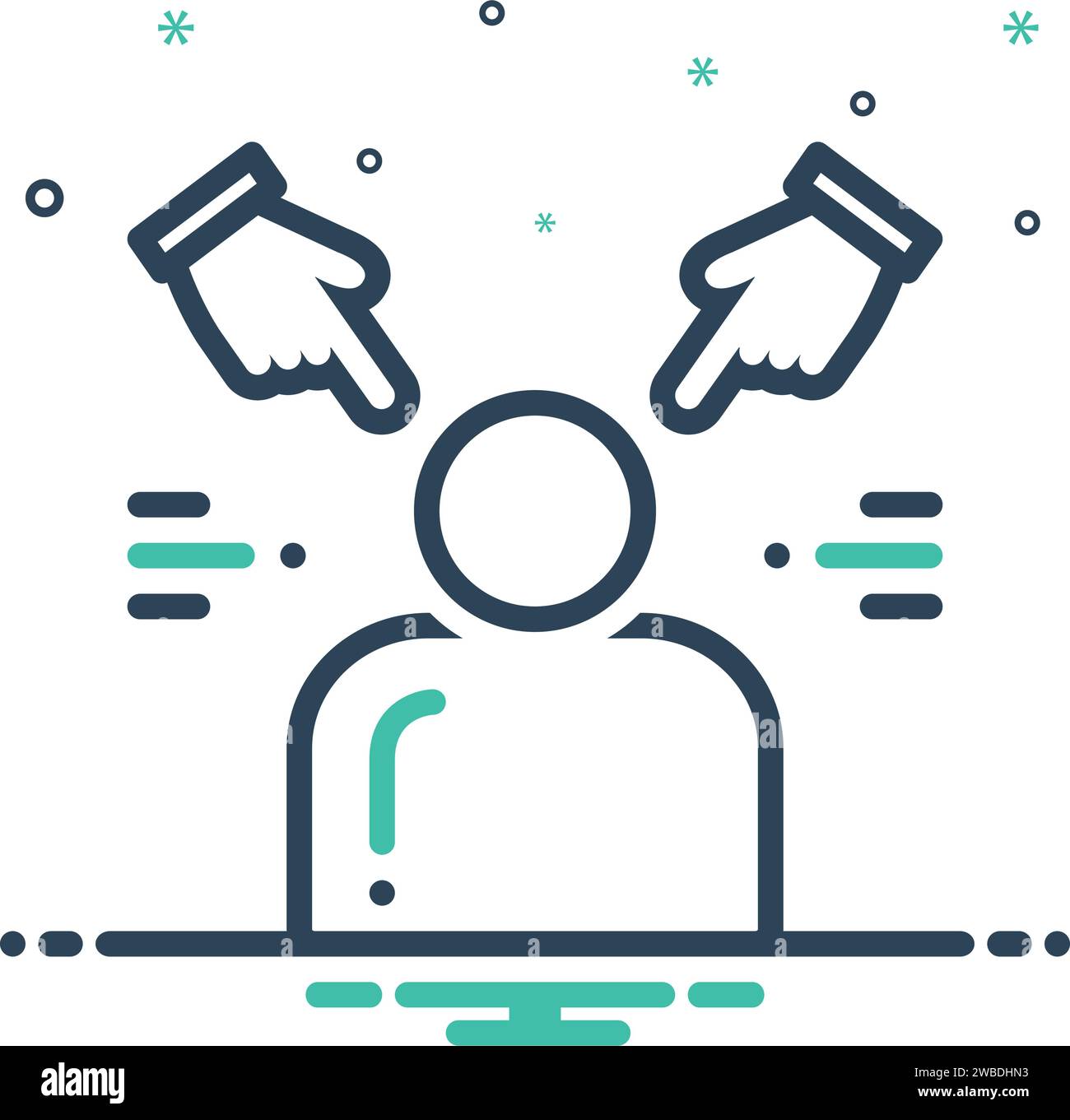 Accusation vector vectors Stock Vector Images - Alamy