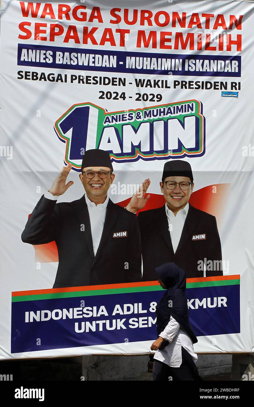 January 10, 2024, Yogyakarta, Special Region Of Yogyakarta, Indonesia ...