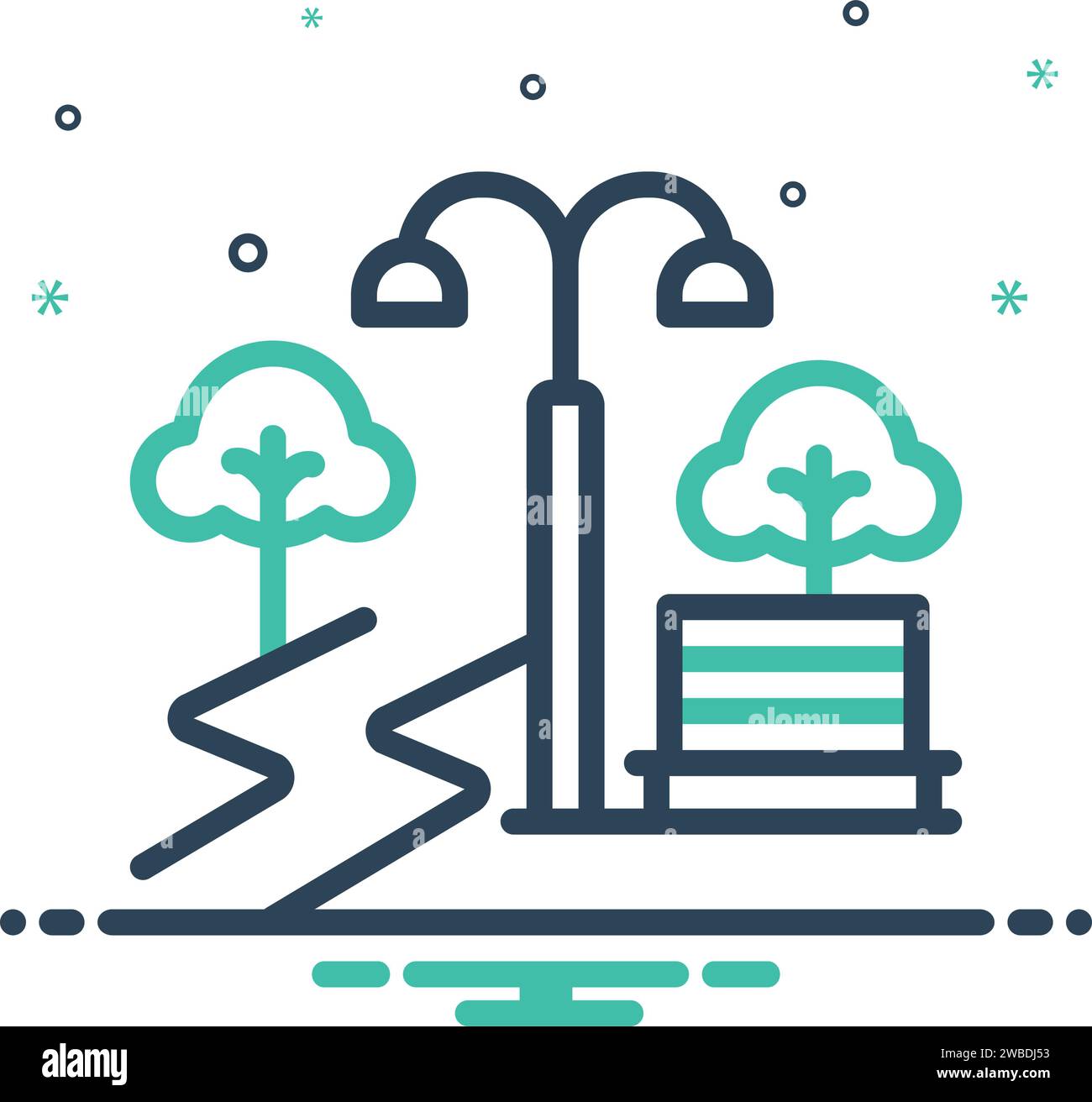 Garth park Stock Vector Images - Alamy