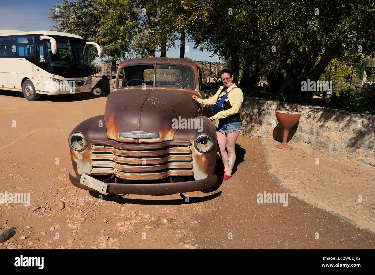 Patina and rust in Namibia Stock Photo - Alamy