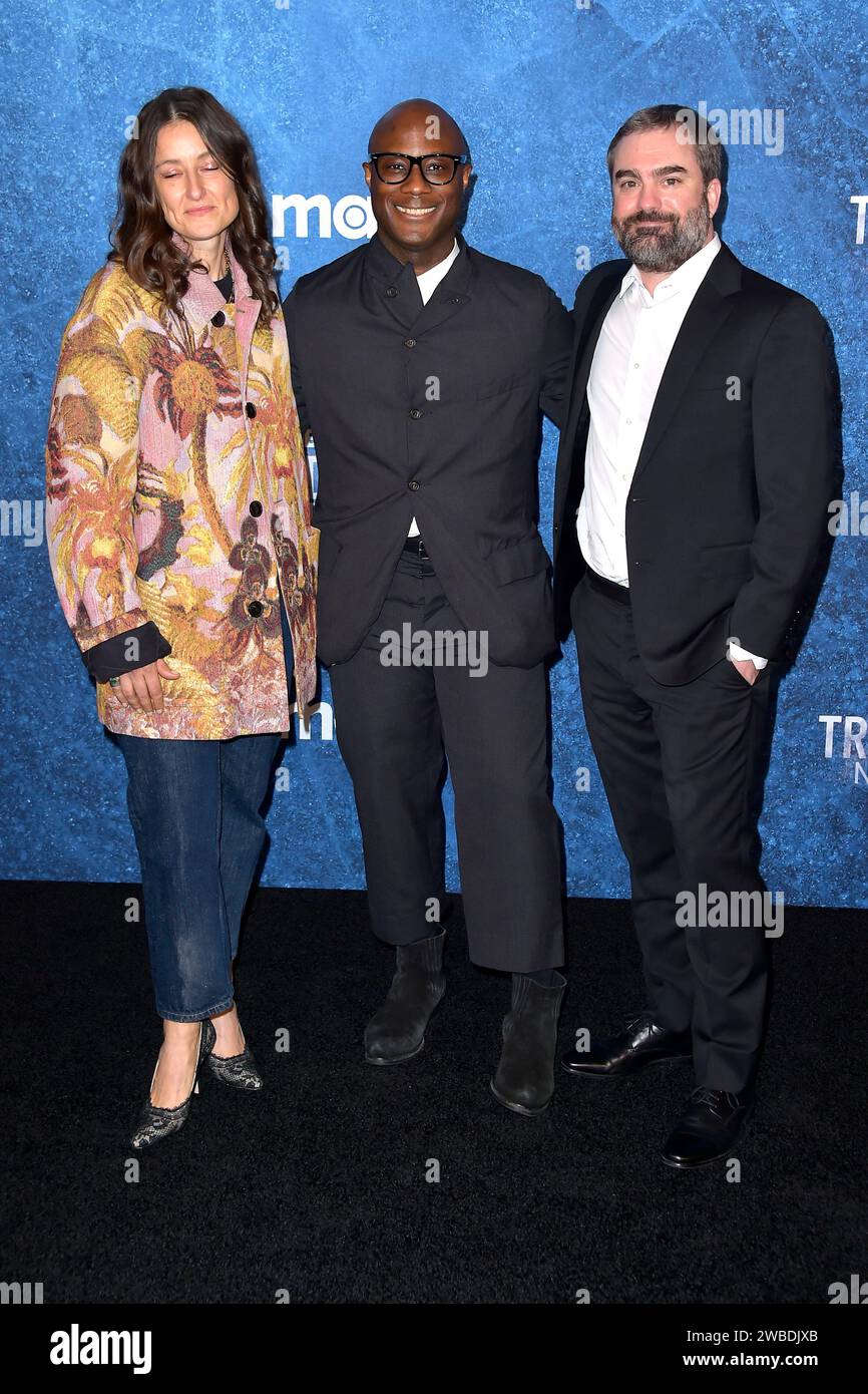 Adele Romanski, Barry Jenkins und Mark Ceryak bei der Premiere der HBO ...