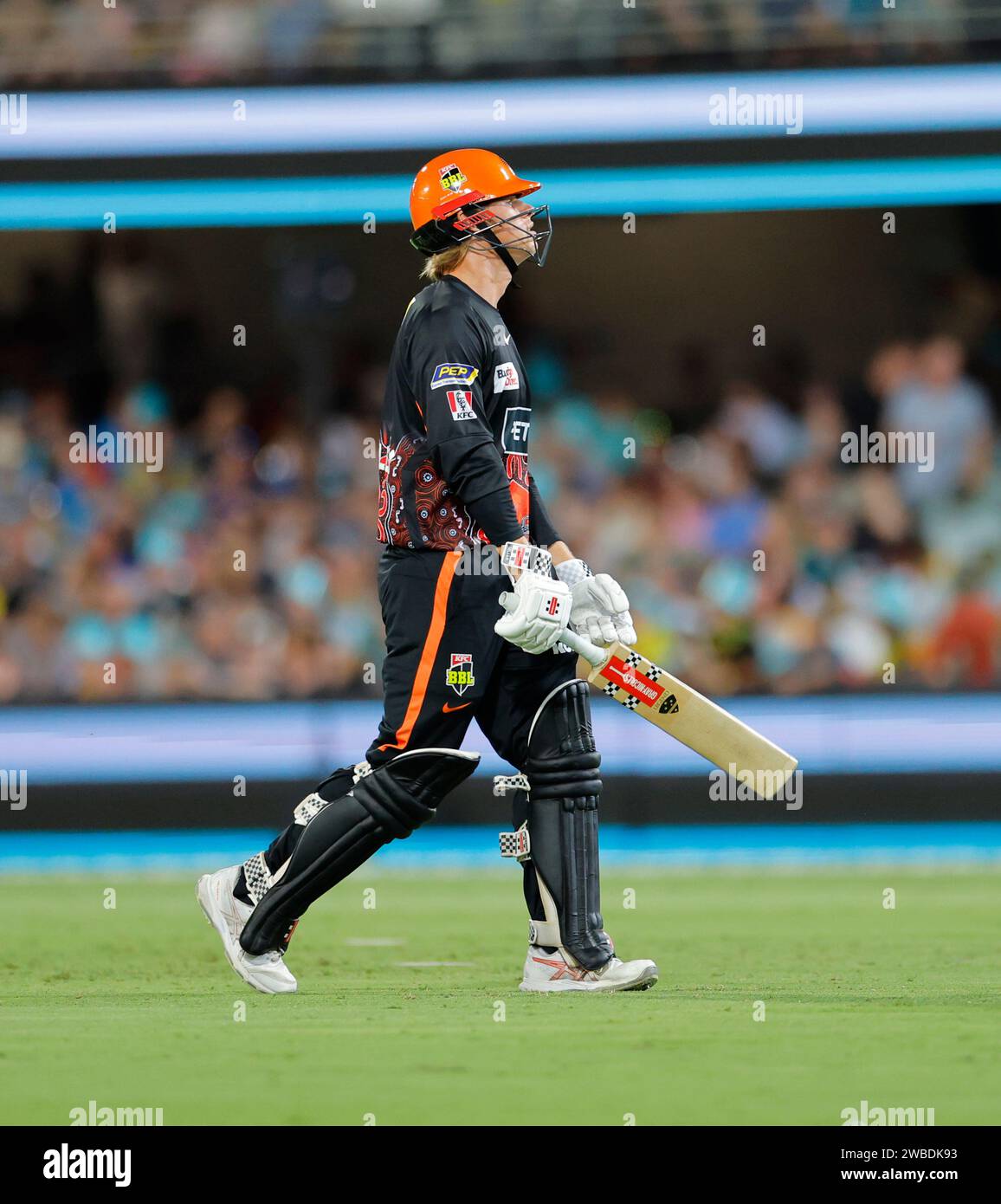 Brisbane, Australia. 10th Jan 2024. Cooper Connolly (8 Perth Scorchers ...
