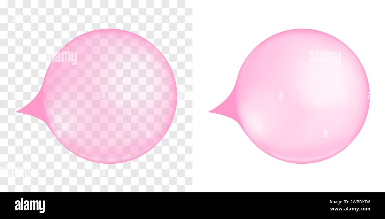 Inflated pink balloon on Stock Vector Images - Alamy