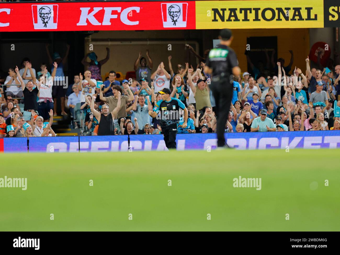 Brisbane, Australia. 10th Jan 2024. Ashton Agar (18 Perth Scorchers ...