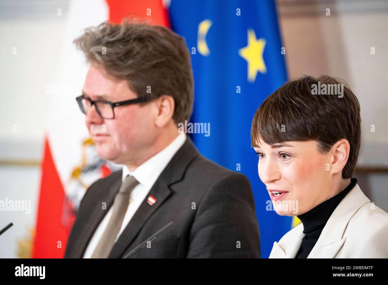 Wien, Österreich. 10. Jänner 2024. Pressefoyer zu Veränderung des Studiums für Lehrer und ...