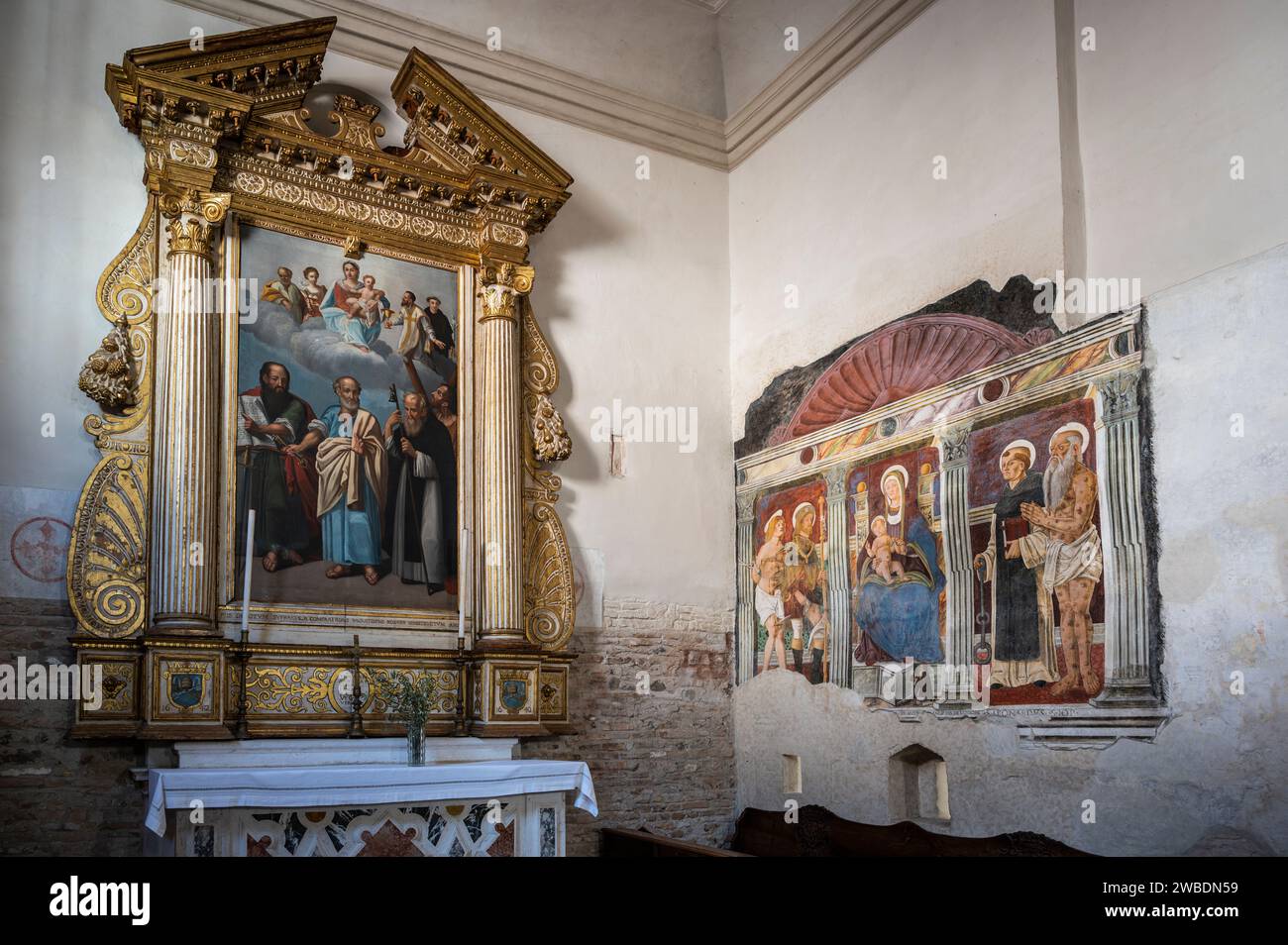 Architecture and art in the ancient fortified village of Valvasone ...