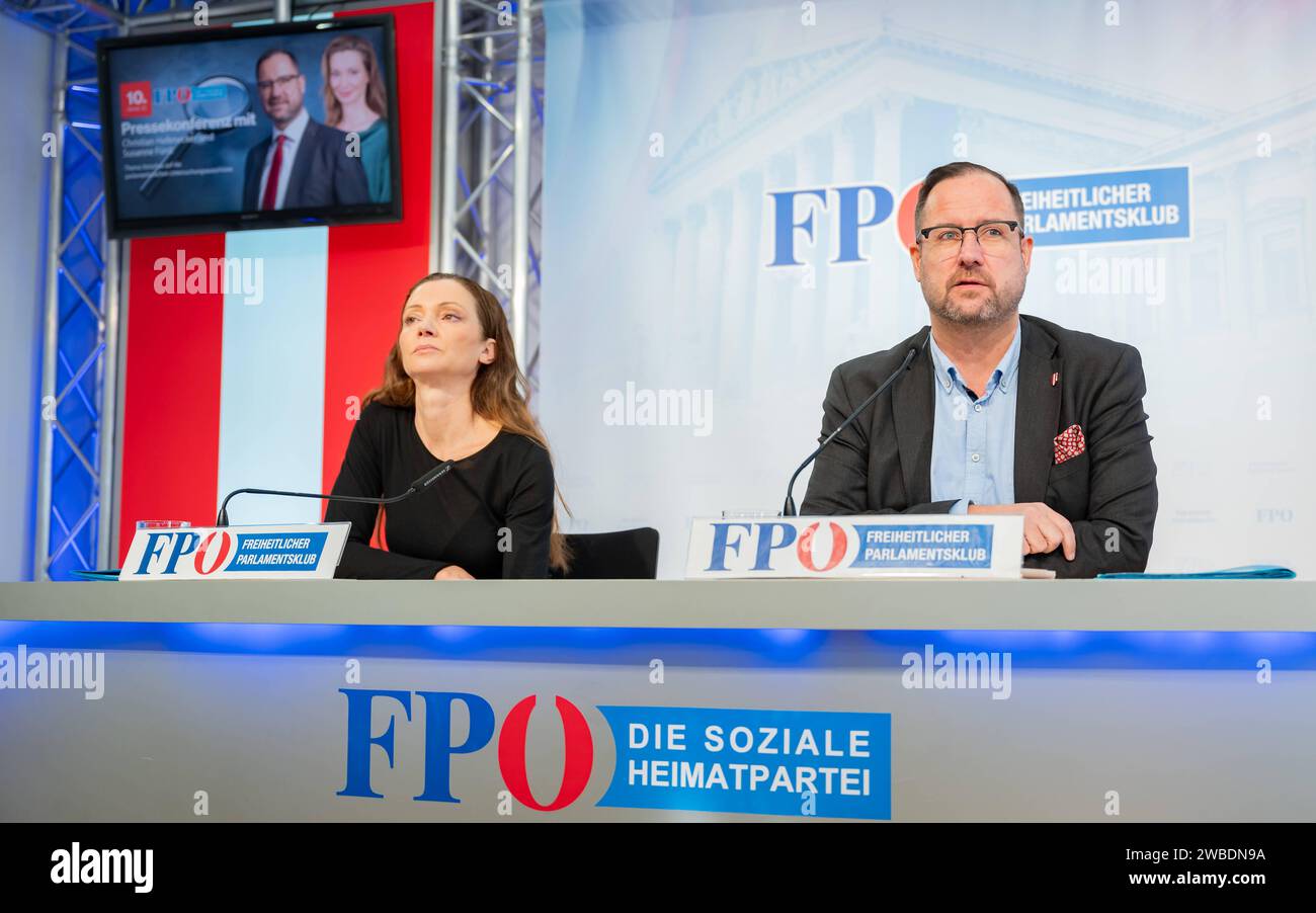 20240110 FPOe PK mit Christian Hafenecker und Susanne Fuerst - Vorschau ...