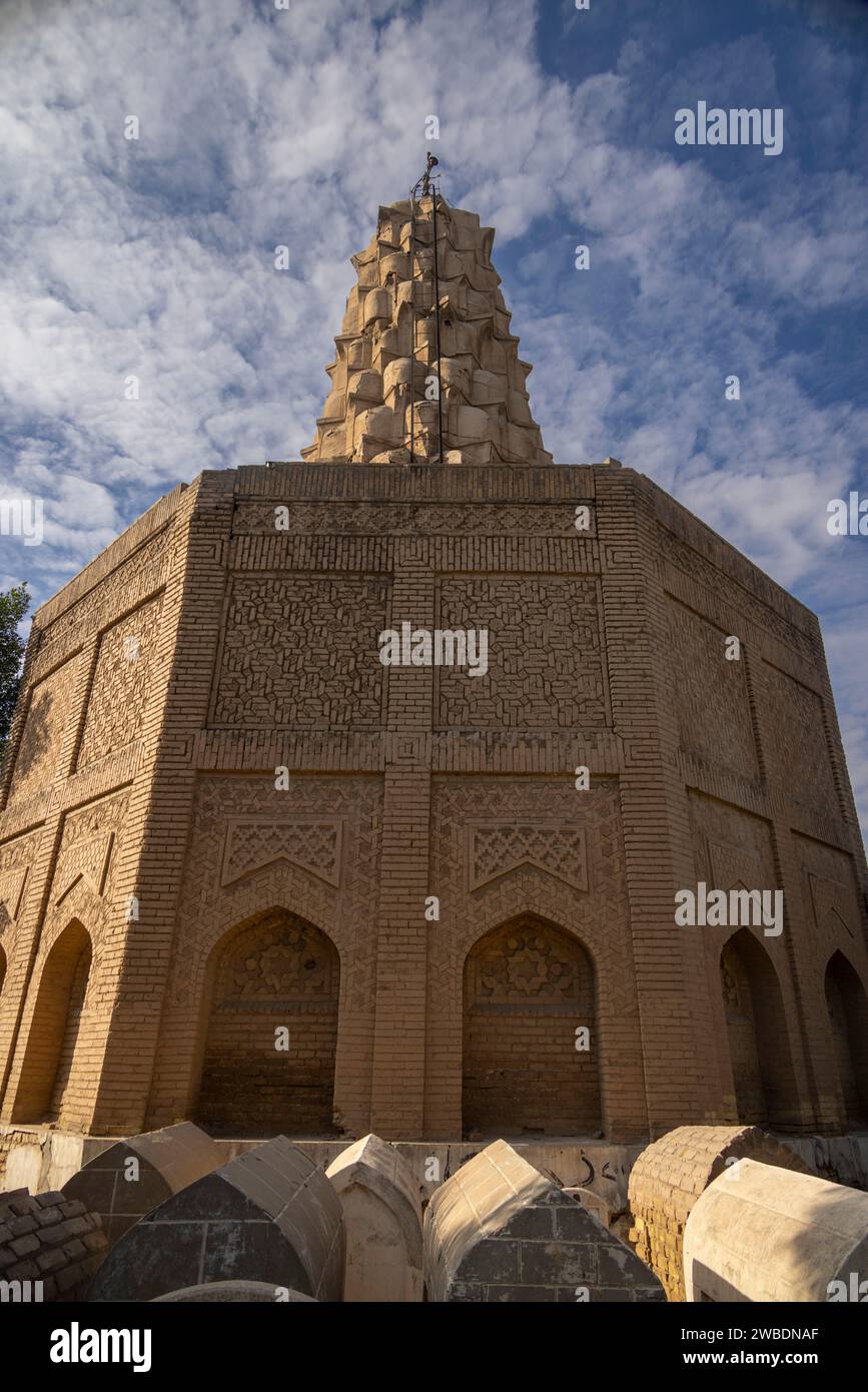 exterior muqarnas dome of the Zumurrud Khatun Mausoleum. also known as ...