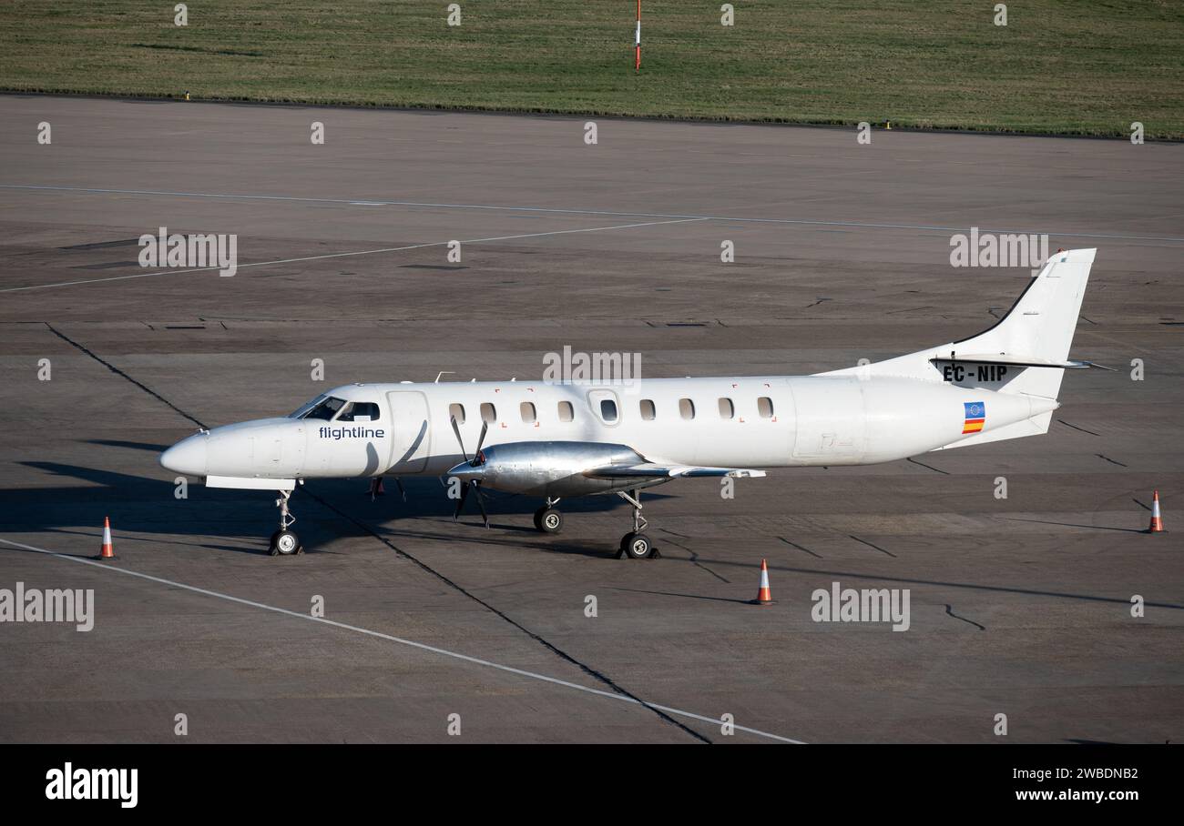 Flightline Fairchild SA227-AC Metro III at Birmingham Airport, UK (EC ...