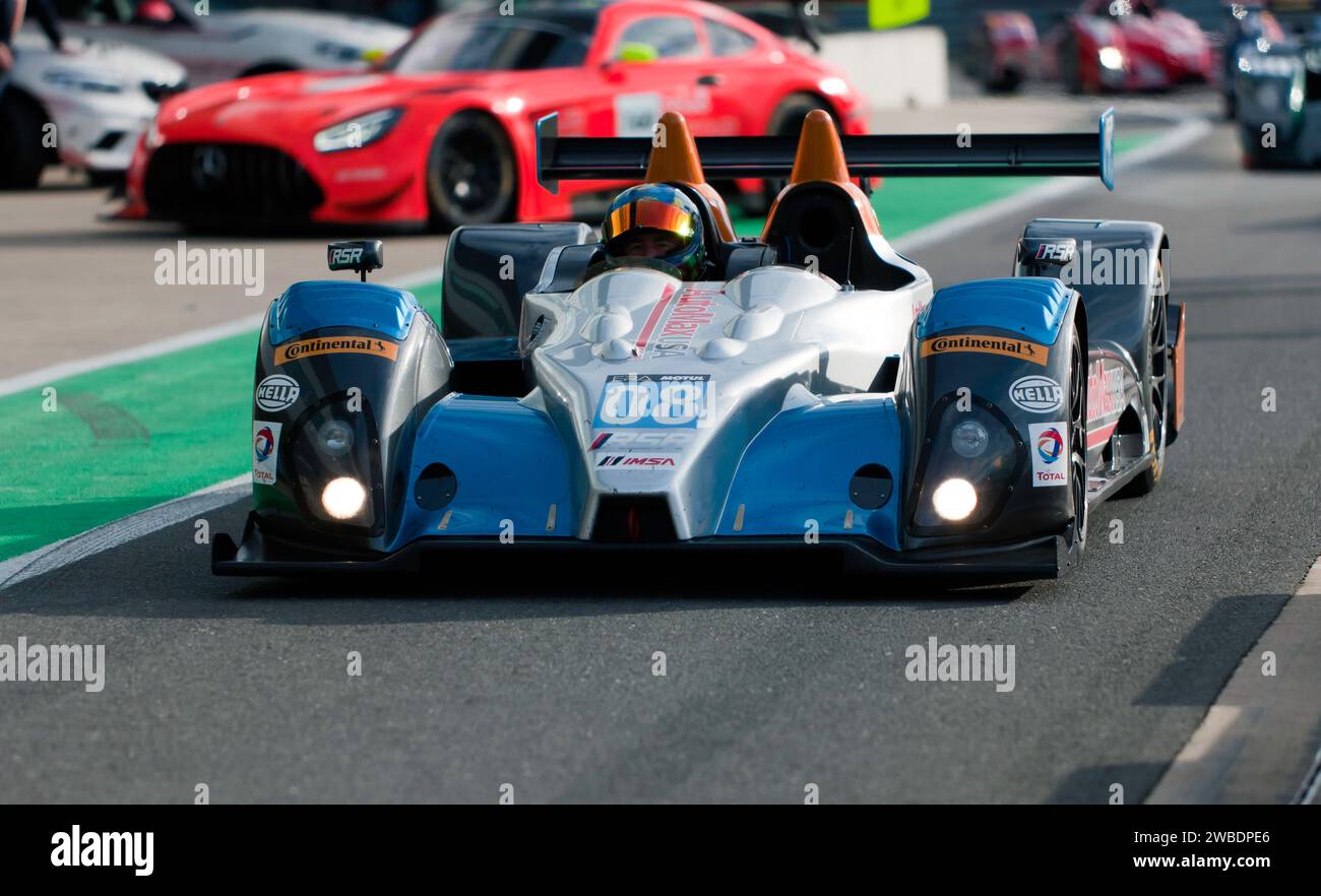 James Hagan and Chris Atkinson's Blue and Silver, 2011, Oreca FLM09 ...