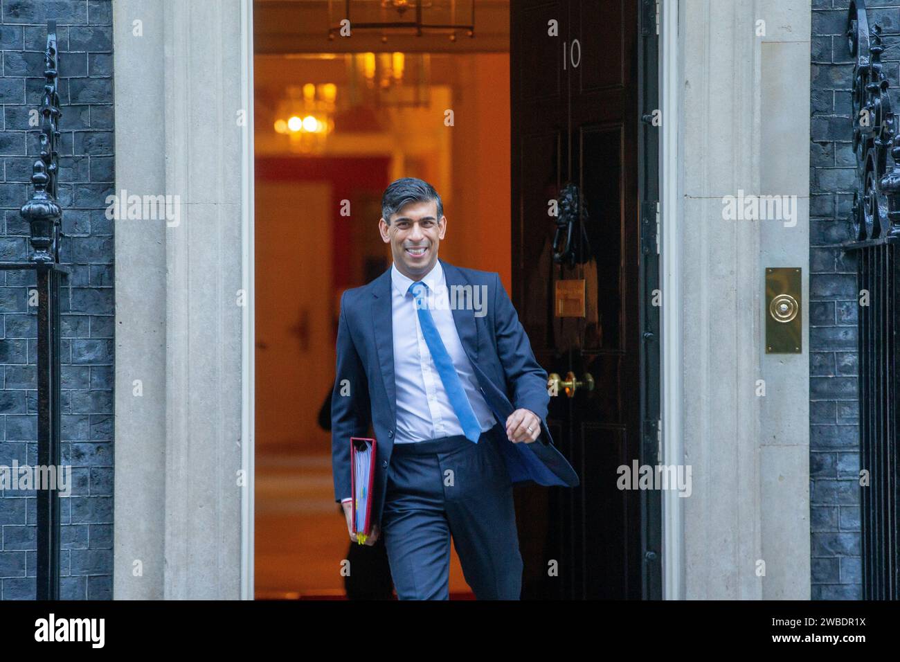 London, England, UK. 10th Jan, 2024. UK Prime Minister RISHI SUNAK ...