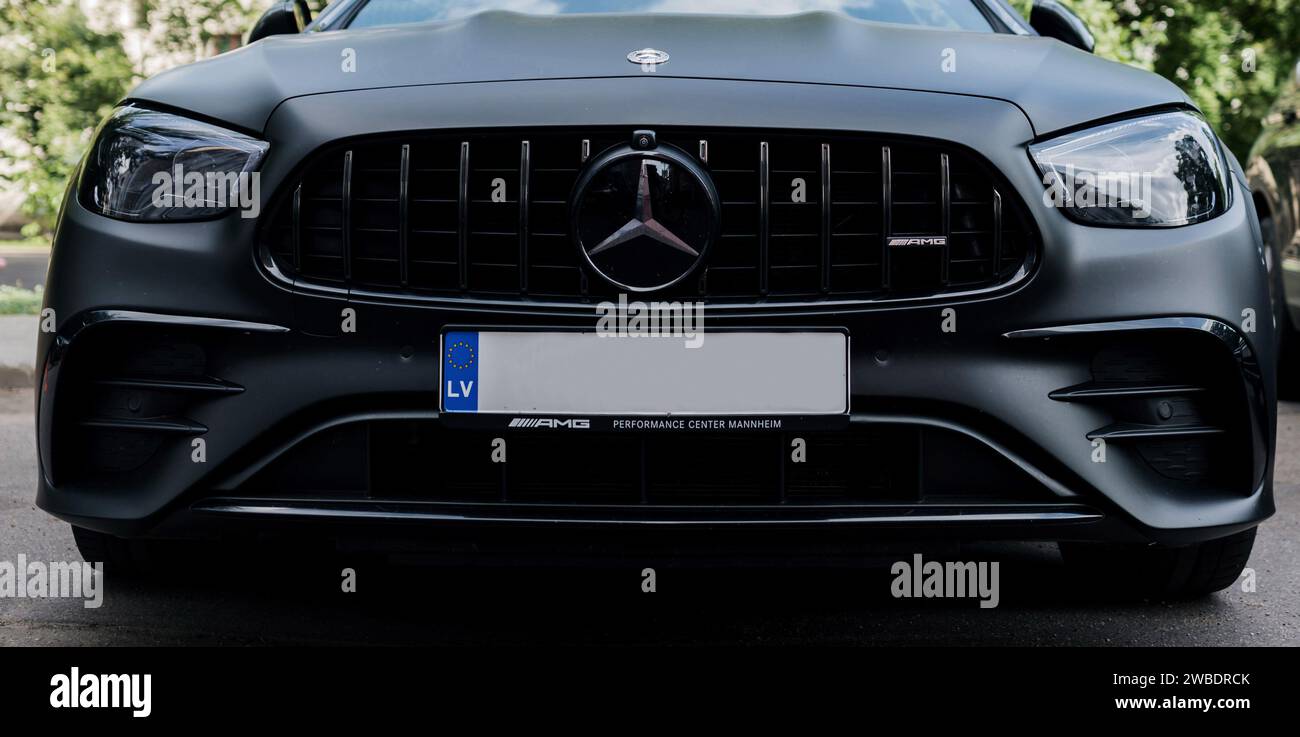 Minsk, Belarus, January 10, 2024 - Mercedes-Benz AMG. Luxury sports car ...