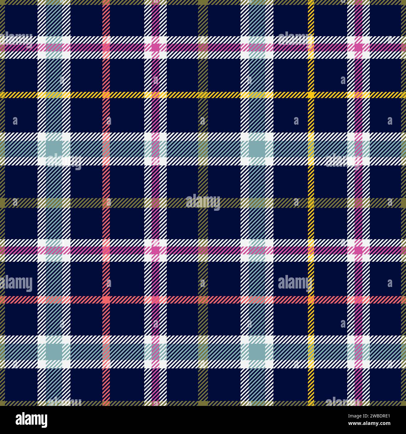 Plaid seamless pattern. Repeating checker fabric for design prints ...