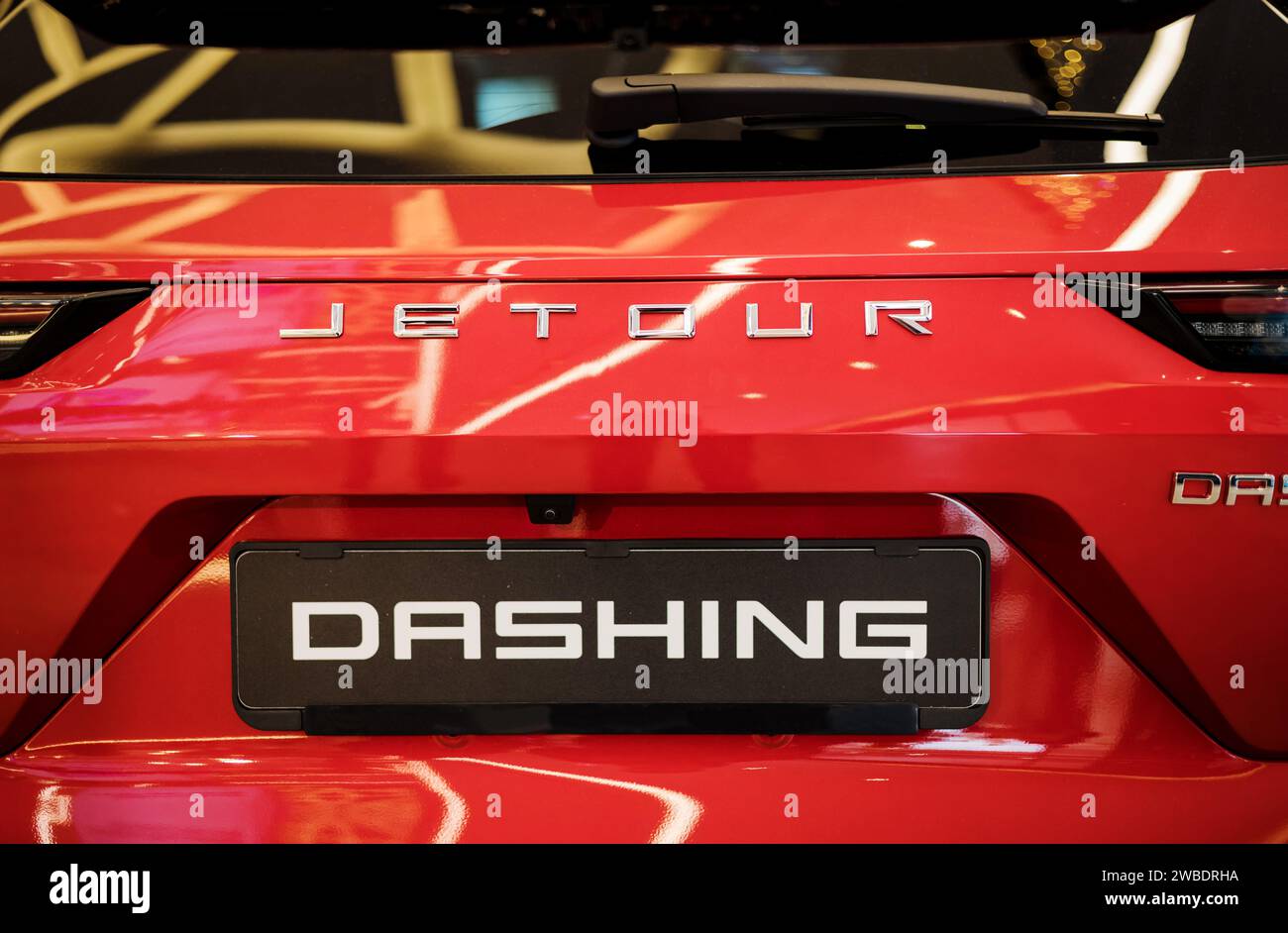 Minsk, Belarus, January 10, 2024 - Rear view of a luxury Chinese car Jetour Dashing Stock Photo ...